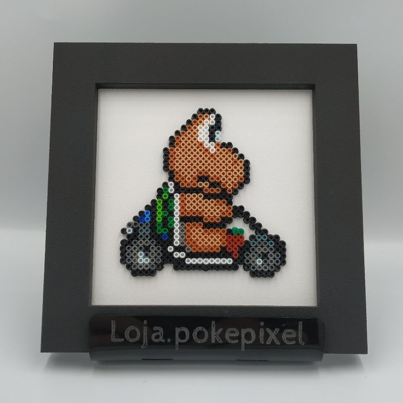 Quadro Decorativo - Koopa Troopa / Super Mario Kart / Pixel Art ...