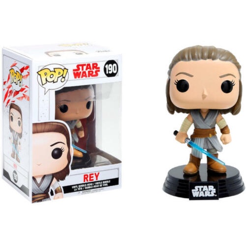 FUNKO POP STAR WARS: REY ORIGINAL #190 - 9CM | Shopee Brasil