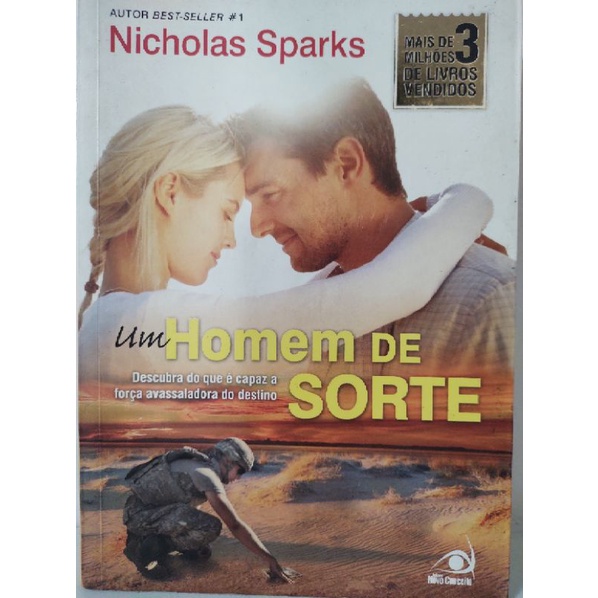 Um Homem de Sorte de Nicholas Sparks | Shopee Brasil