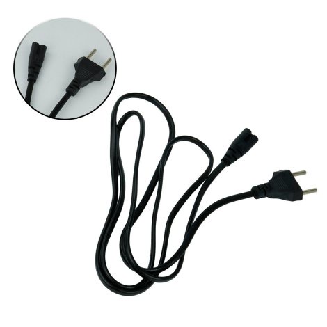 Cabo de Força Bipolar 2 Pinos 1,5m - 60284 | Shopee Brasil