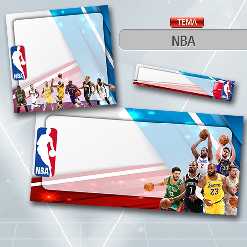 Etiqueta Escolar Personalizada - NBA | Shopee Brasil