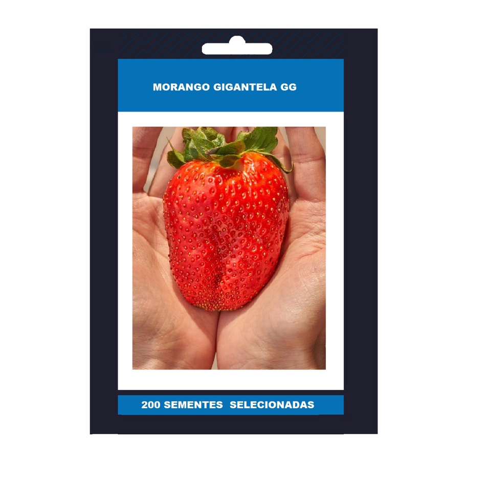 Morango Gigante Gigantella 300 Sementes | Shopee Brasil