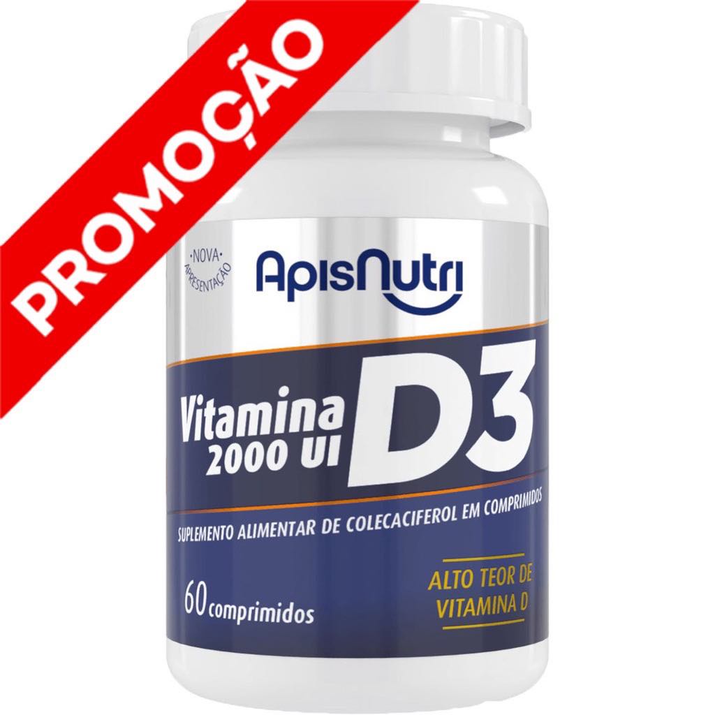 Suplemento De Vitamina D3 280 Mg 60 Cps Apisnutri | Shopee Brasil