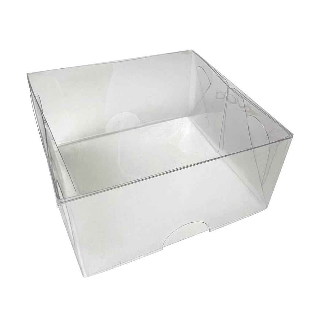 Caixa de presente Transparente acetato 8x8x4 com 10 unidades QRT2 ...