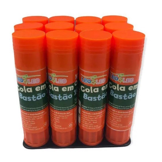 Colas Bastão 10g Leo & Leo 12 unidades - Composto por PVC, glicerina ...