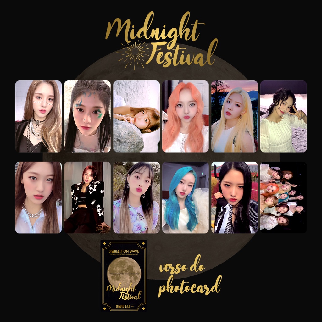 LOONA "Midnight Festival" - Photocard Fanmade (Leia a descrição ...