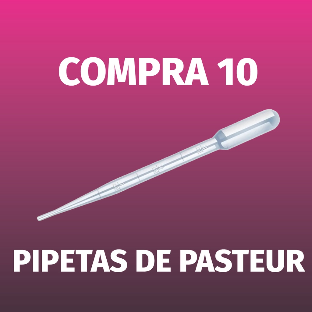 Pipeta Pasteur Plastica 3ML 10 Unidades Descartável Conta Gotas | Shopee Brasil