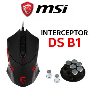 Mouse Gamer MSI Interceptor DS B1 LED Red USB - OEM | Shopee Brasil