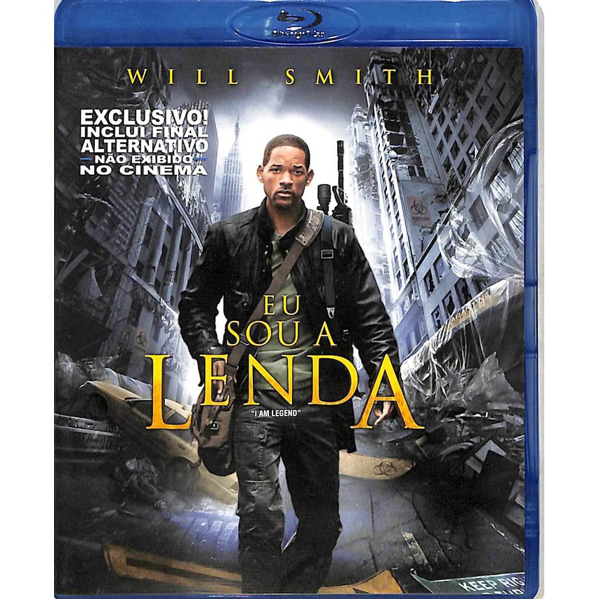 Eu Sou A Lenda - I Am Legend - Will Smith - Blu Ray | Shopee Brasil