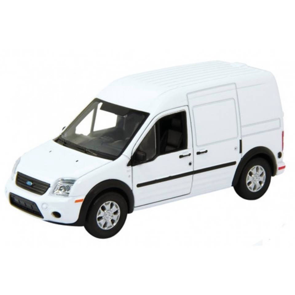 Miniatura Ford Transit Connect Welly 1/38 Metal e Fricção Branco ...