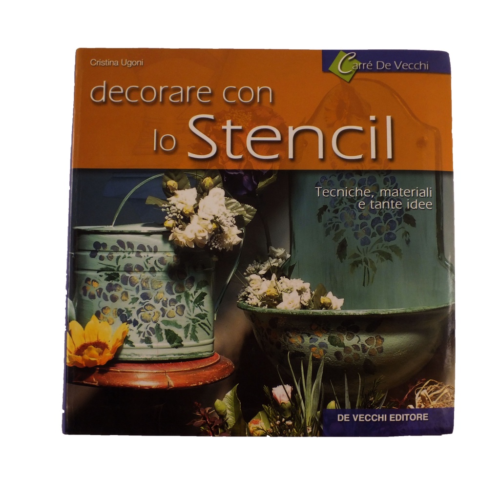 Livro Decorare Con Lo Stencil Cristina Ugoni Vecchi B4036 | Shopee Brasil