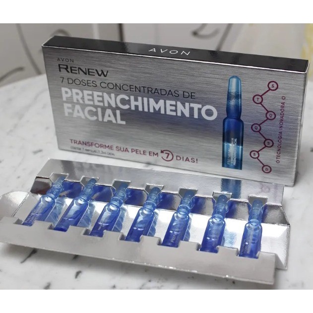 Protinol Doses Concentradas de Preenchimento Facial Renew - 7x1,3ml ...