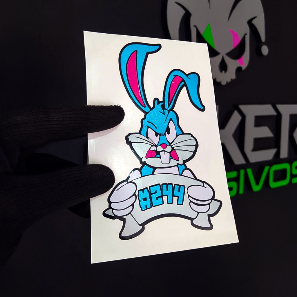 Adesivo Coelho Pernalonga 244 - Escorrega o Preço