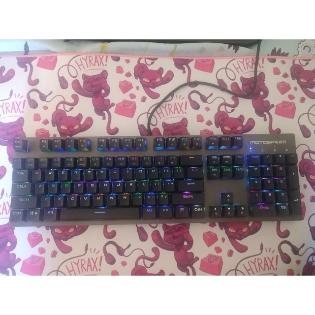 Teclado Mecânico Gamer Motospeed CK89 RGB Switch Kailh Box US Preto ...