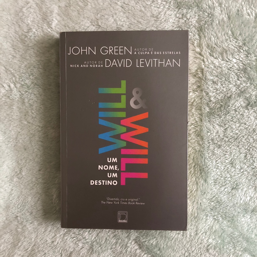 Livro "Will & Will" | John Green e David Levithan | Shopee Brasil
