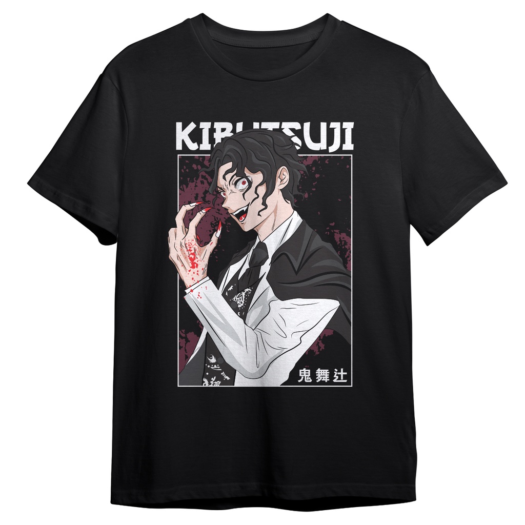 Camiseta Muzan Kibutsuji Demon Slayer Camisa Geek Blusa | Shopee Brasil
