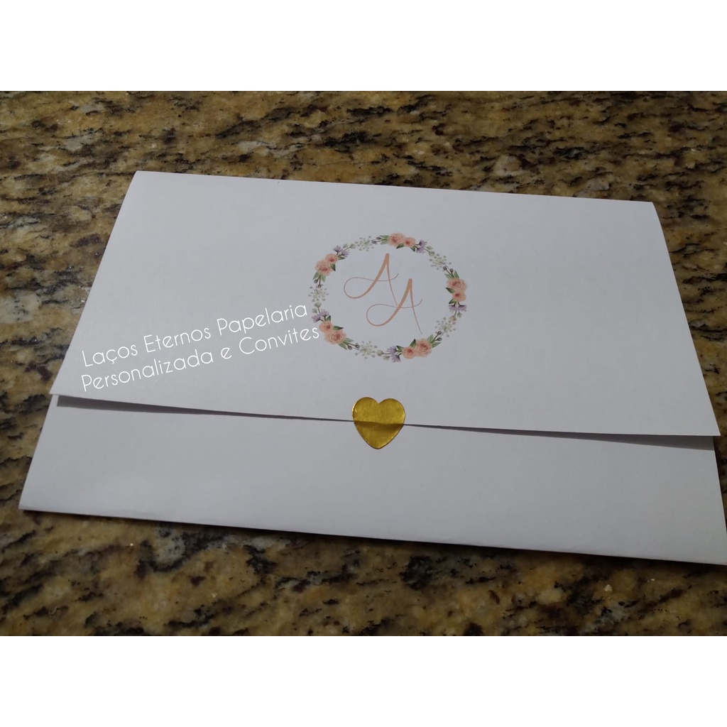 Convite Casamento simples - Amanda e Andrei | Shopee Brasil