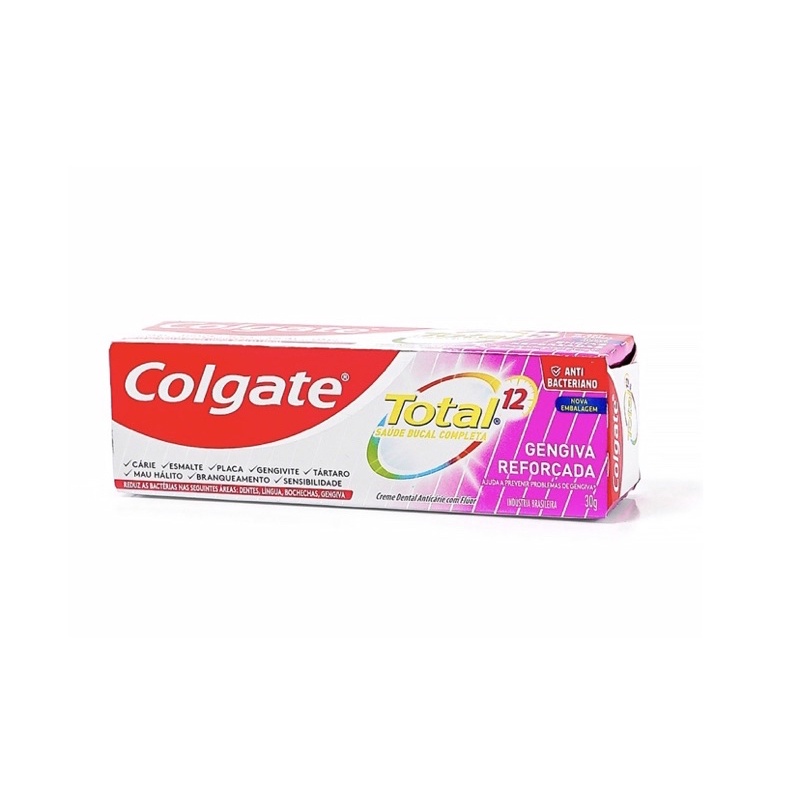 kit 6 Cremes Dentais Colgate Total 12 Gengiva Reforçada 30g - COLGATE ...