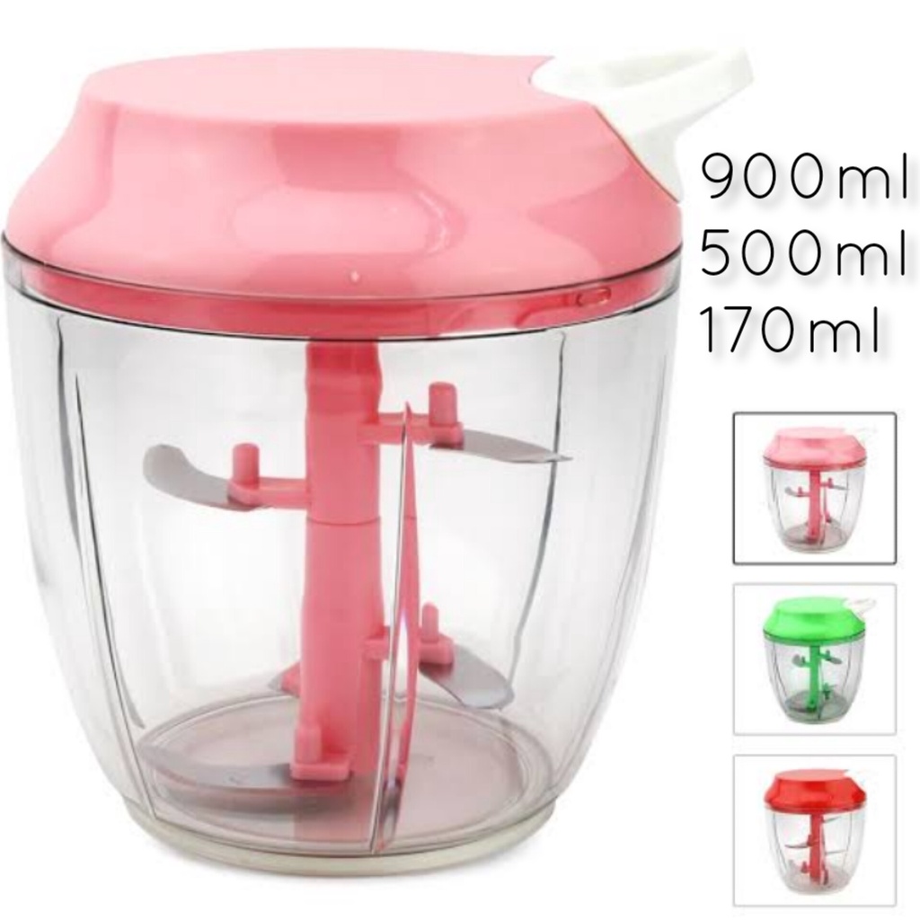 Processador Manual de Alimentos 900ml/500ml/170ml Pica Moi Tritura | Shopee Brasil