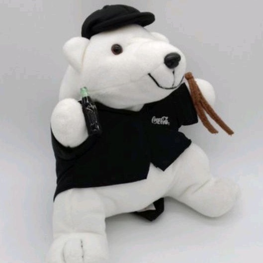 Pelúcia Coleção Ursos Esportistas Olimpíadas Coca-Cola Urso Polar ...