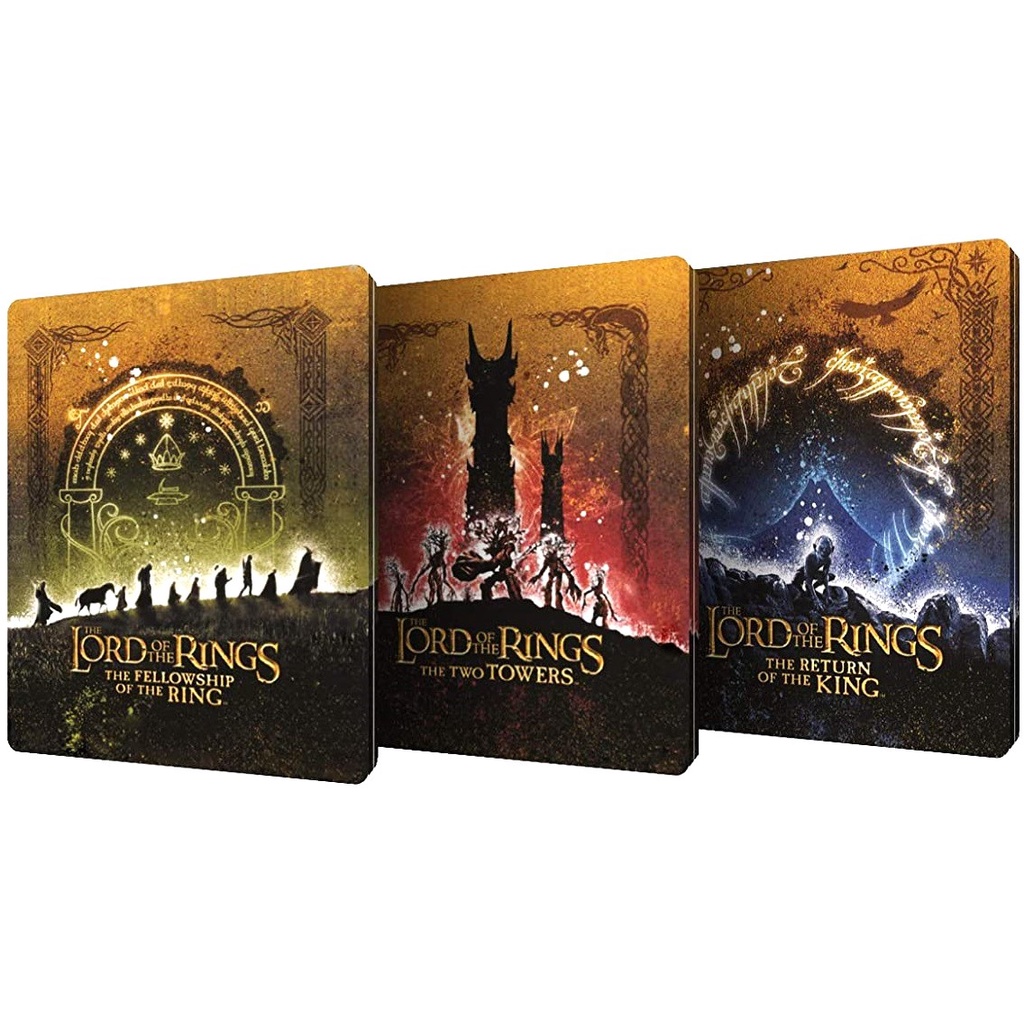 Steelbook Trilogia O Senhor Dos Anéis - Dub. Leg. Blu-ray - LEIA O ANÚNCIO | Shopee Brasil