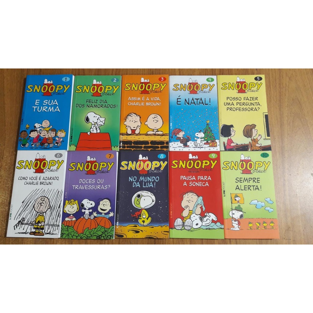 Livro Snoopy - Pocket | Shopee Brasil