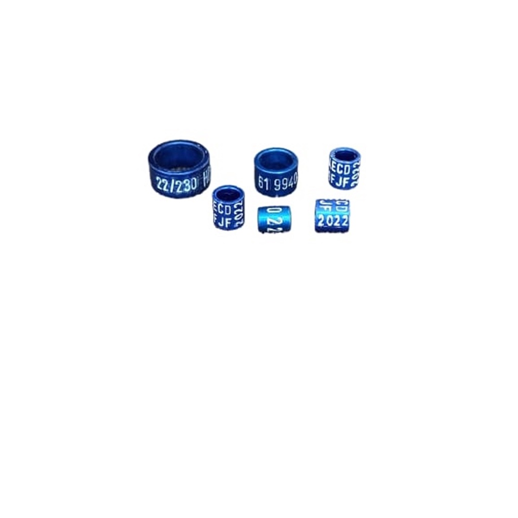 10 anilhas marcação canário belga cor FOB | Shopee Brasil