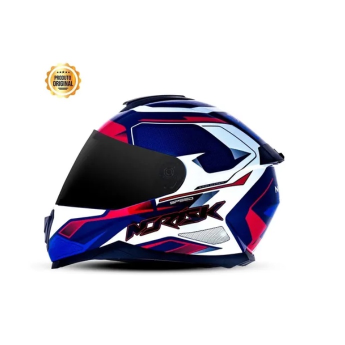 Capacete Norisk Razor Speedmax Azul | Shopee Brasil