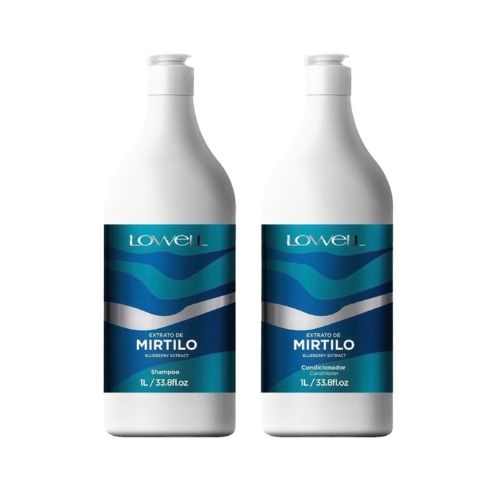 Kit Mirtilo Shampoo + Condicionador 1 Litro Lowel | Shopee Brasil