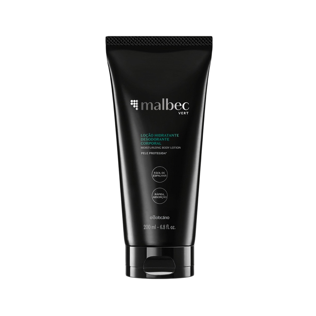 Hidratante malbec vert boticario 200ml | Shopee Brasil