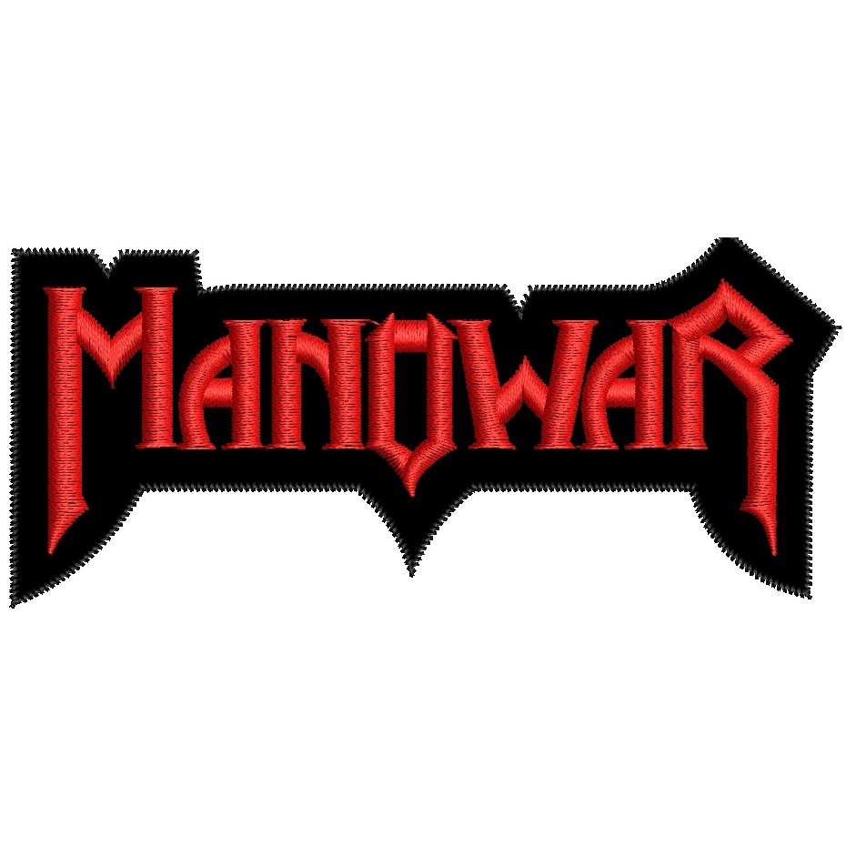 Patch Bordado Banda Manowar Logo (Rock, Metal, Gótico). | Shopee Brasil