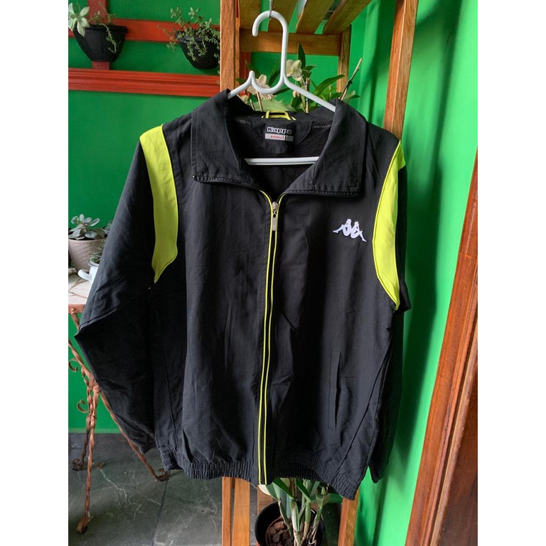 Jaqueta Kappa Original Preta/Verde | Shopee Brasil