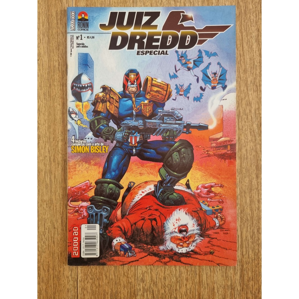 HQ - Juiz Dredd Especial n° 1 | Shopee Brasil