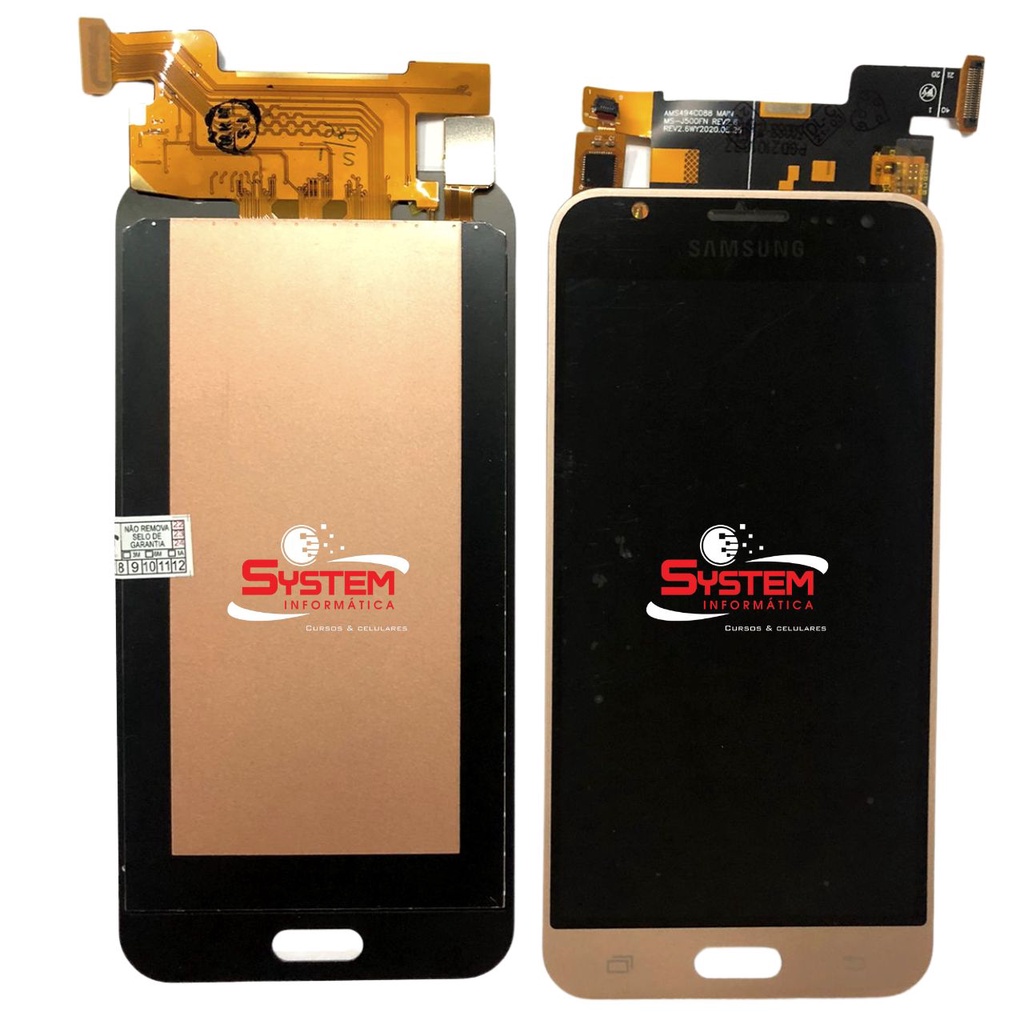 Tela Frontal Display Touch Lcd J5 J500 Incell Preto e Dourado | Shopee ...