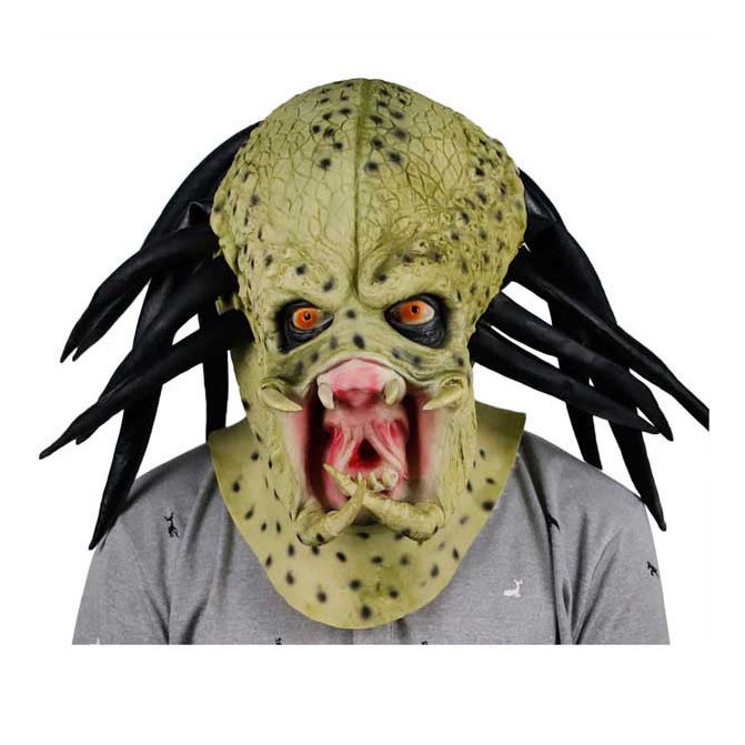 Mascara Predador Latex Realista Terror Carnaval Cosplay Et | Shopee Brasil