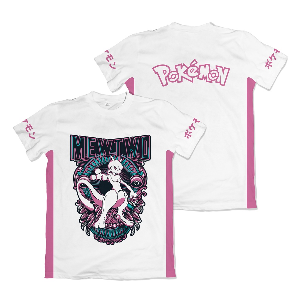 Camiseta White Mewtwo Anime Pokemon | Shopee Brasil