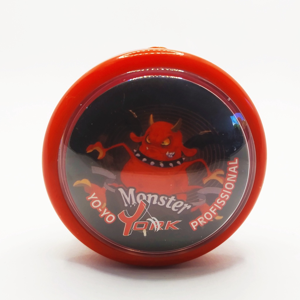 Yoyo York Profissional Monster de Eixo Fixo de Madeira + 3 Cordinhas De ...