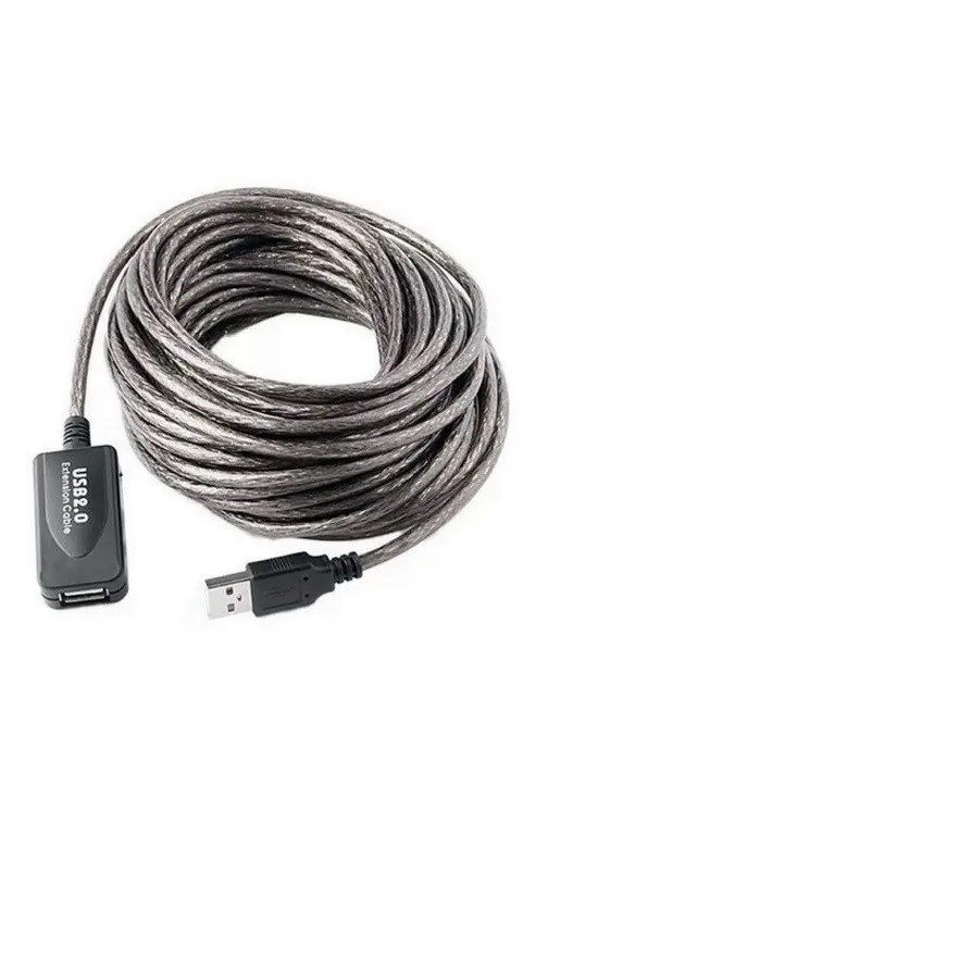 Cabo Extensor Usb 2.0 10 Metros Repetidor Amplificado Ativo | Shopee Brasil
