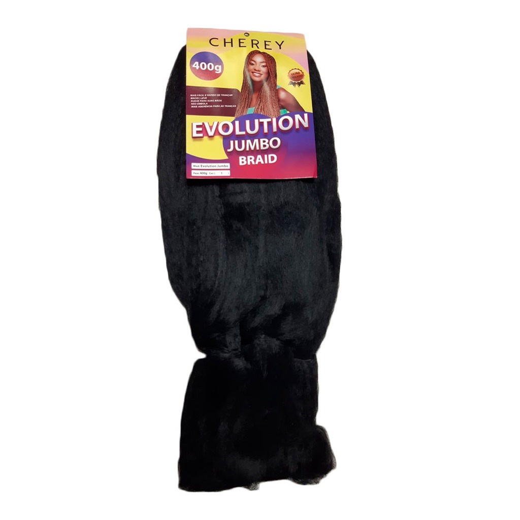 Cabelo Super Jumbão CHEREY EVOLUTION 400 gramas - Jumbo para Trança Box ...
