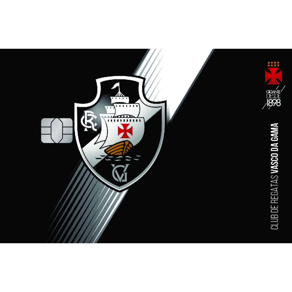Adesivo de Cartão Crédito e Débito Vasco, Skin Card Película Protetora ...