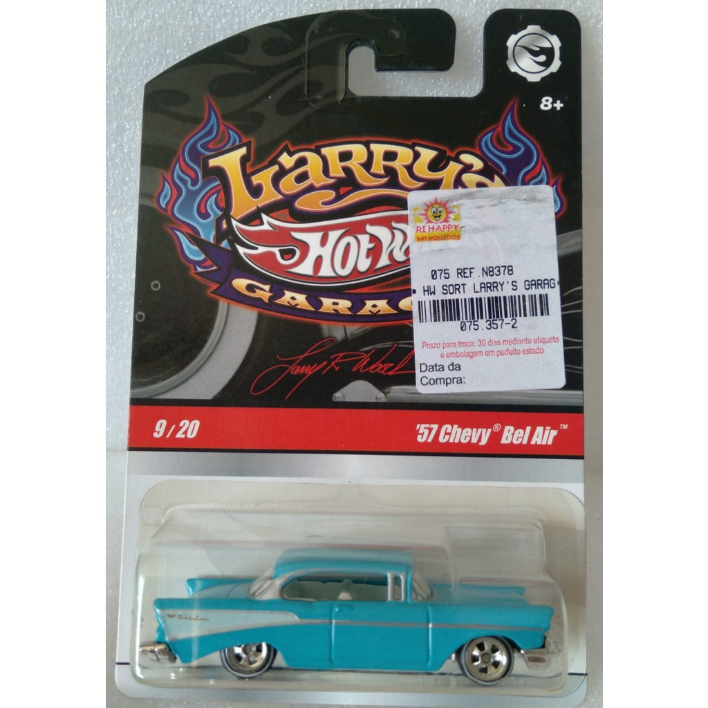 Hot Wheels '57 Chevy Bel Air Larry´s Garage - Faz a Boa!