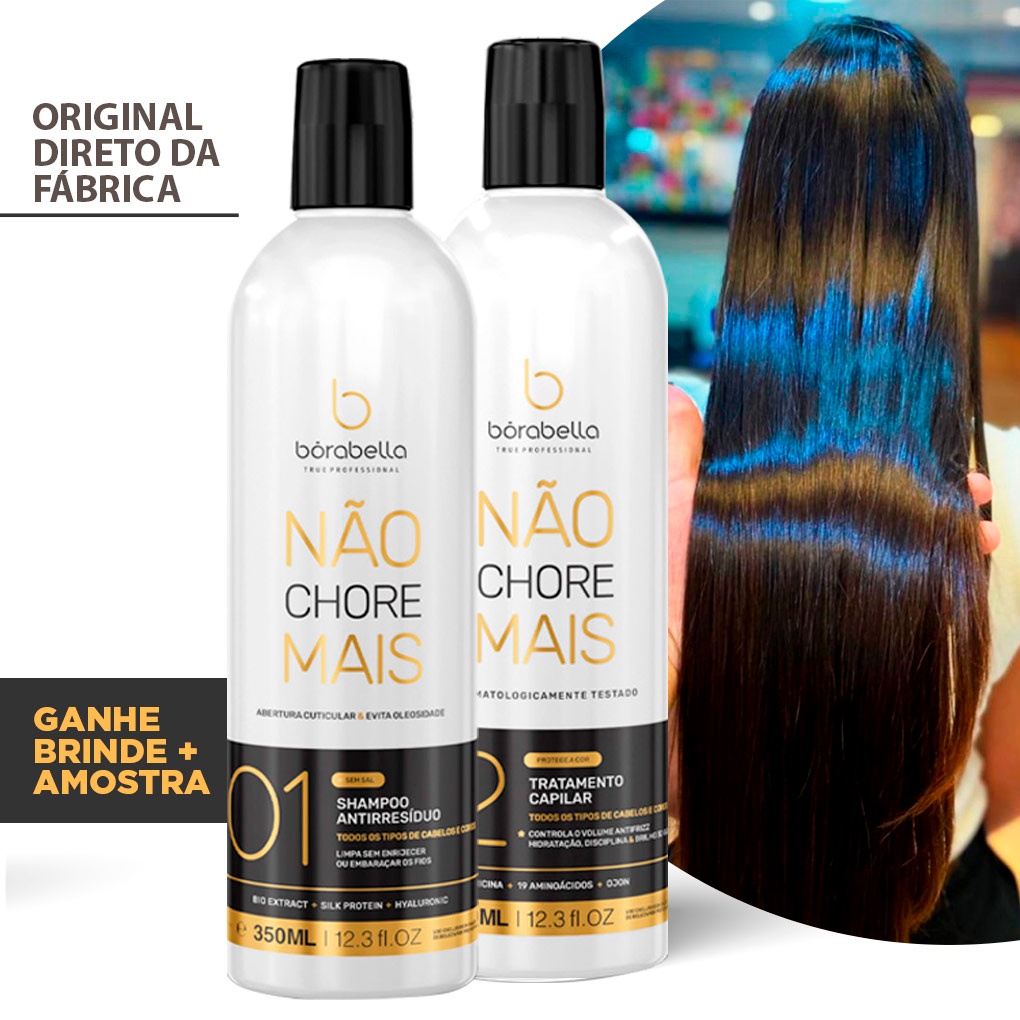 Escova Progressiva Sem Formol Profissional 350ml Borabella - Alisamento ...
