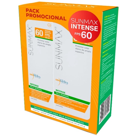 Kit Sunmax Intense 120ml + Sunmax Intense 60 Fps 60ml | Shopee Brasil