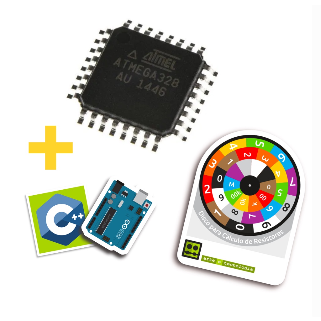 Microcontrolador Atmega328 328p Smd Atmega328p-au | Shopee Brasil