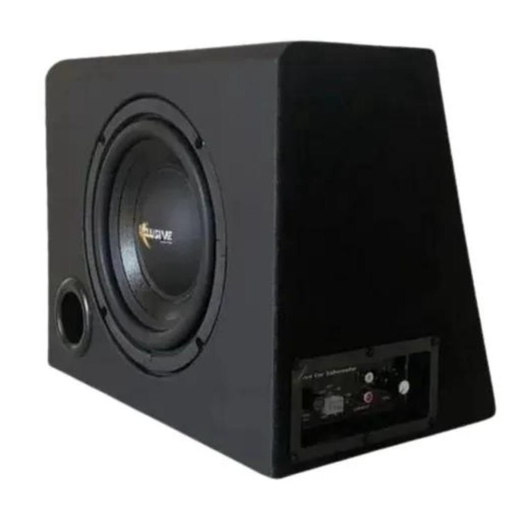 Caixa De Som Amplificada Subwoofer 8 Polegadas Trapézio 200w | Shopee Brasil