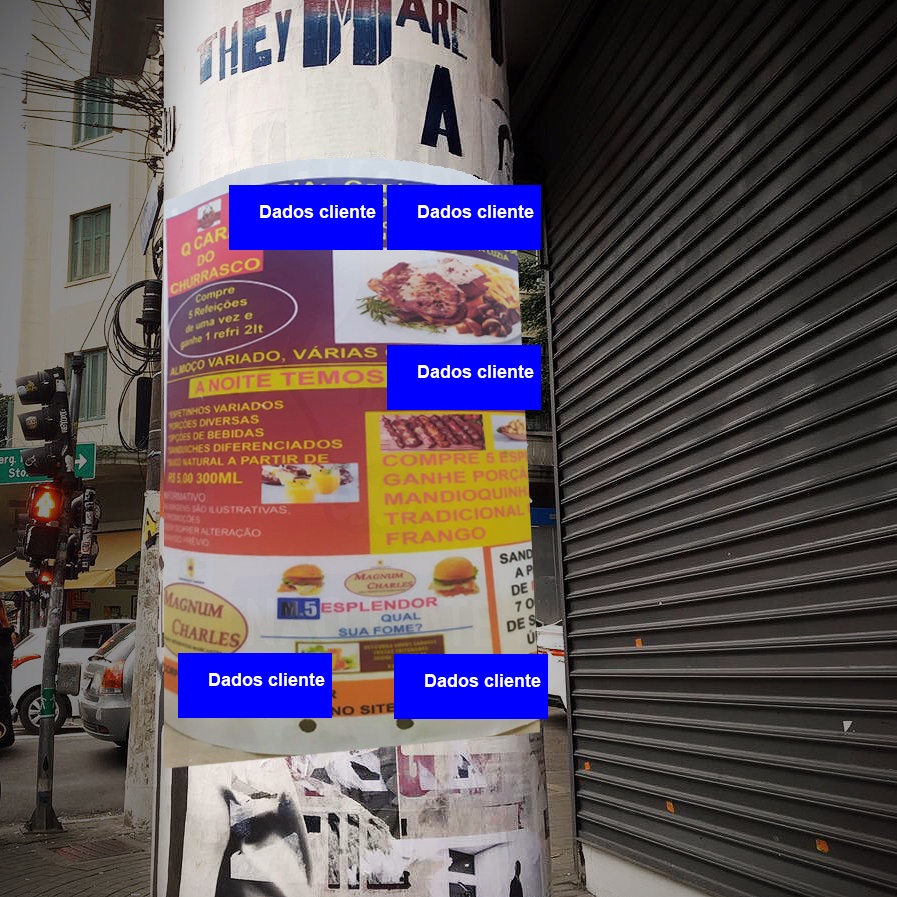 Panfleto propaganda 10un para poste, impermeável, só prender. | Shopee ...