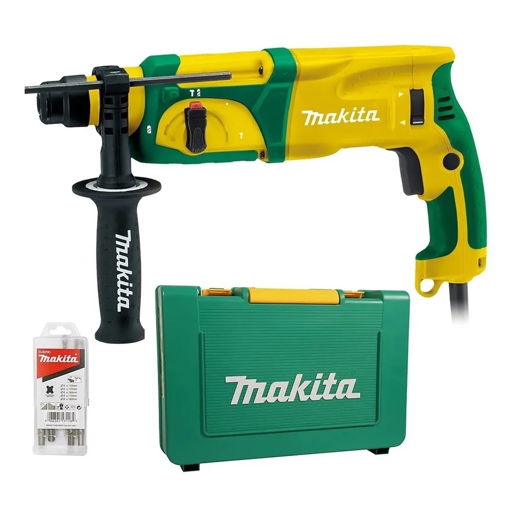 Martelete Combinado 24mm Sds Plus 800w Hr2470br Makita 220v Shopee Brasil