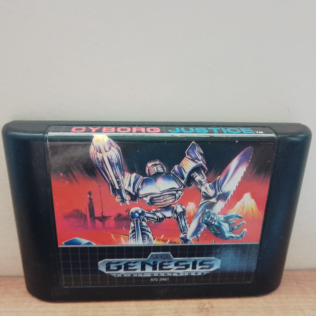 Jogo Cyborg Justice Sega Mega Drive Genesis Original | Shopee Brasil