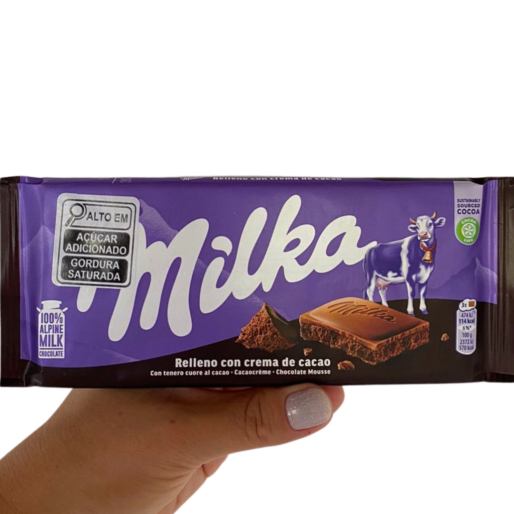 Milka Chocolate Mousse Dessert Relleno - Mousse de Chocolate ...