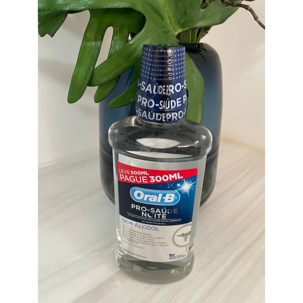 ENXAGUANTE BUCAL ORALB PROSAUDE NOITE BOCHECHO | Shopee Brasil